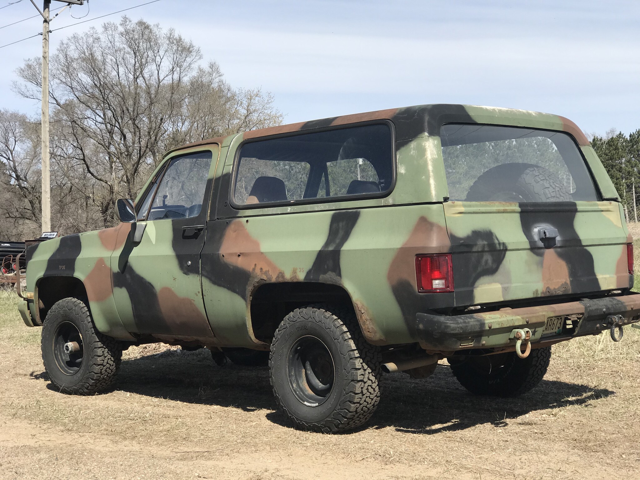1985 CHEVROLET CUCV BLAZER